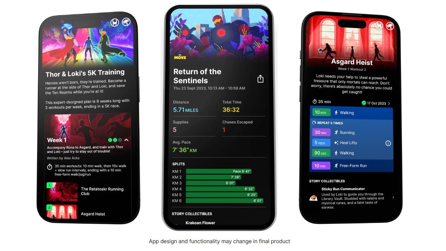 Marvel Move aims to get you running an Asgardian 5K with Thor by your ...
