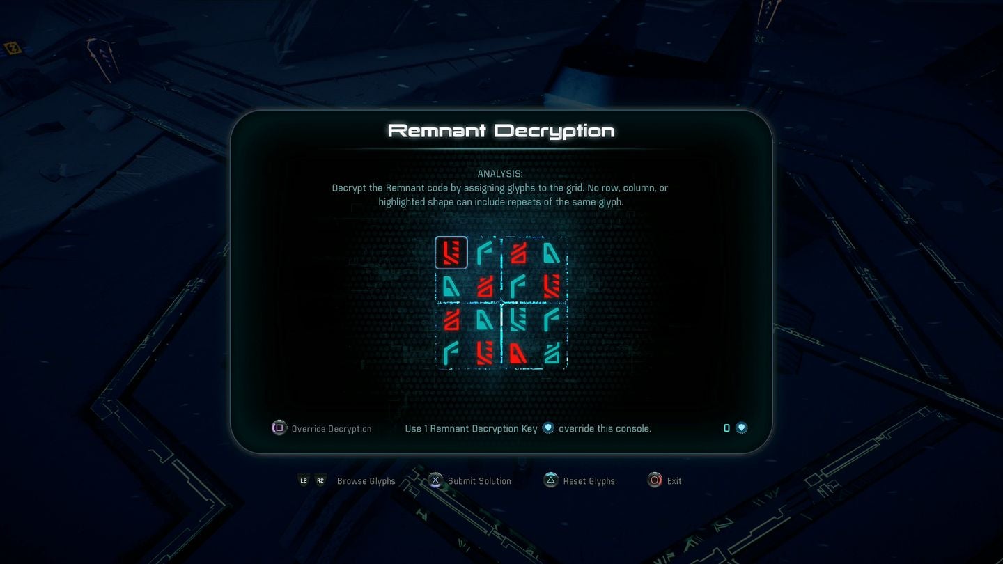 Mass Effect Andromeda - Remnant Decryption puzzle solutions, all Monolith and Vault solutions ...