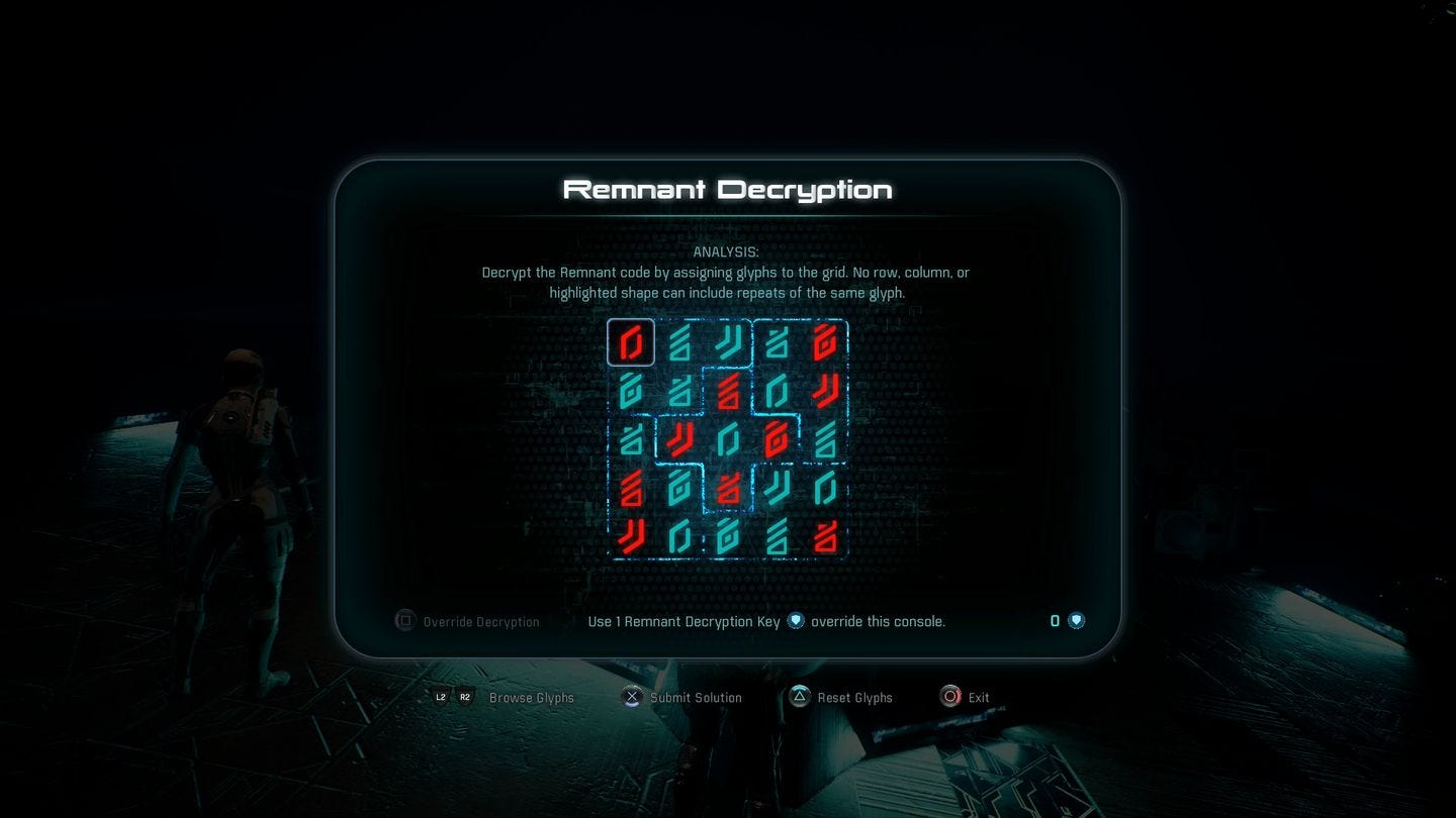 Mass Effect Andromeda Remnant Decryption Puzzle Solutions All Monolith And Vault Solutions