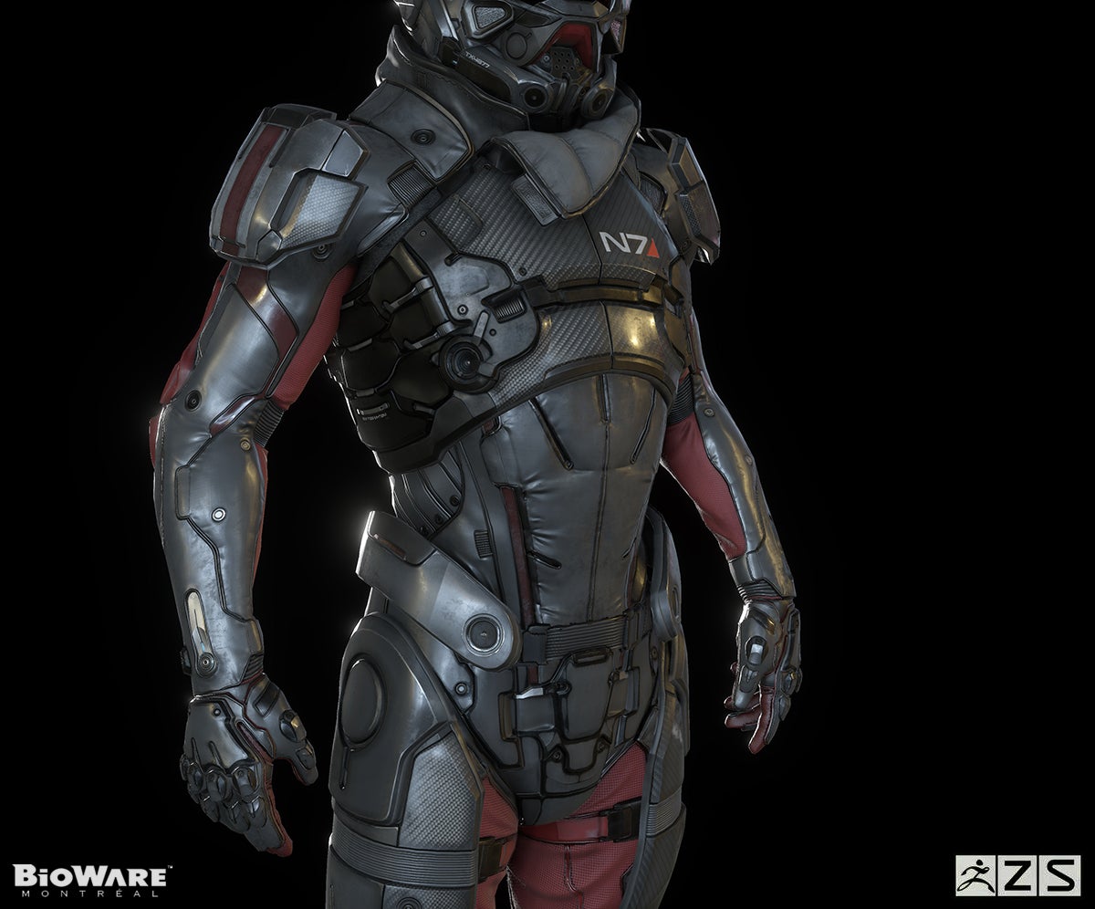 Mass Effect: Andromeda character renders show protagonist Pathfinder ...