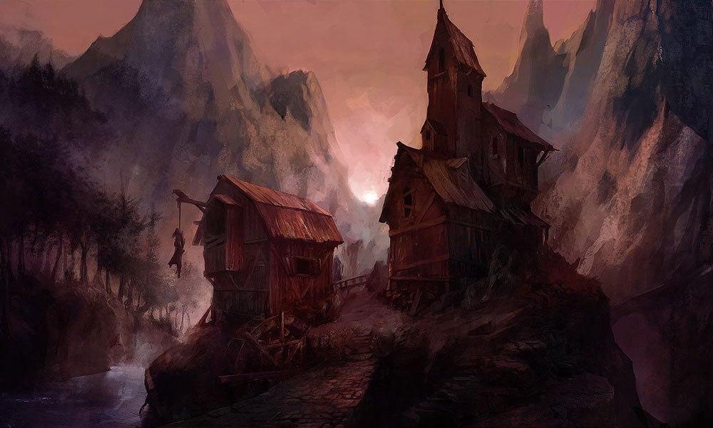 Castlevania Castle Concept Art