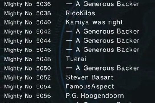 Mighty No. 9's end credits are nearly four hours long | Eurogamer.net