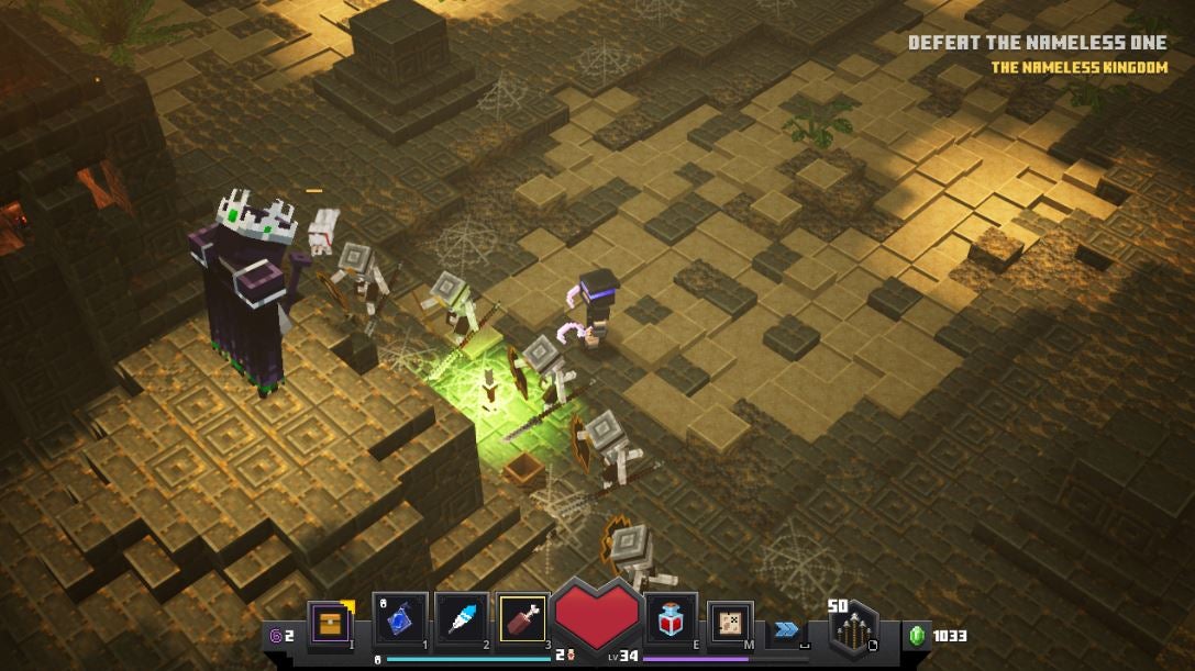 How to beat the Nameless One boss in Minecraft Dungeons | VG247