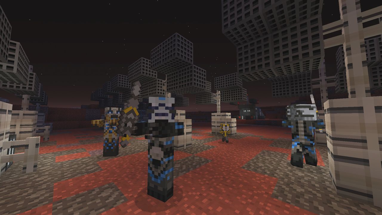 Minecraft Mass Effect Mash-Up and Pattern Texture Pack out from today ...