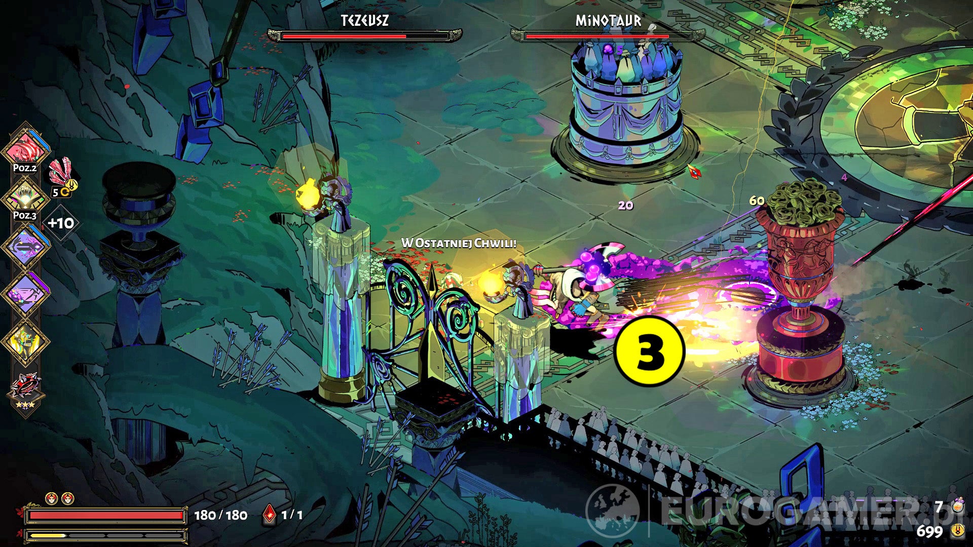 Hades - boss: Minotaur i Tezeusz | Eurogamer.pl