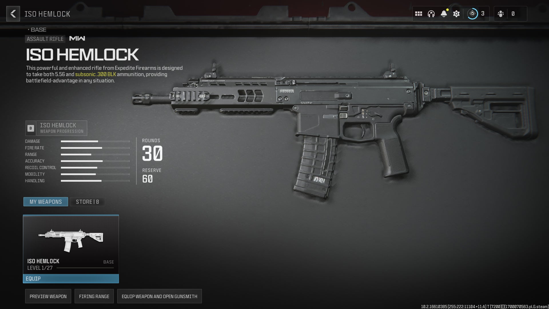 Best MW3 ISO Hemlock loadout and class setup | Rock Paper Shotgun