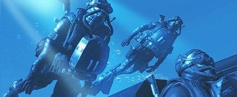 Screens from Modern Warfare 2 show water, guns, war | VG247