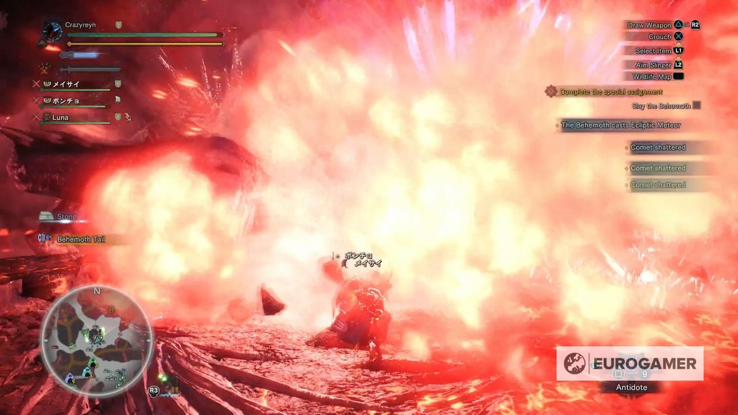 Monster Hunter World Behemoth strategy, Behemoth weakness explained ...