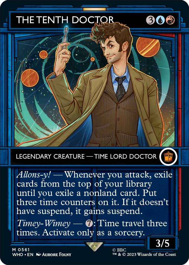 Magic The Gatherings Doctor Who Set Reveals Cards For Tenth Doctor