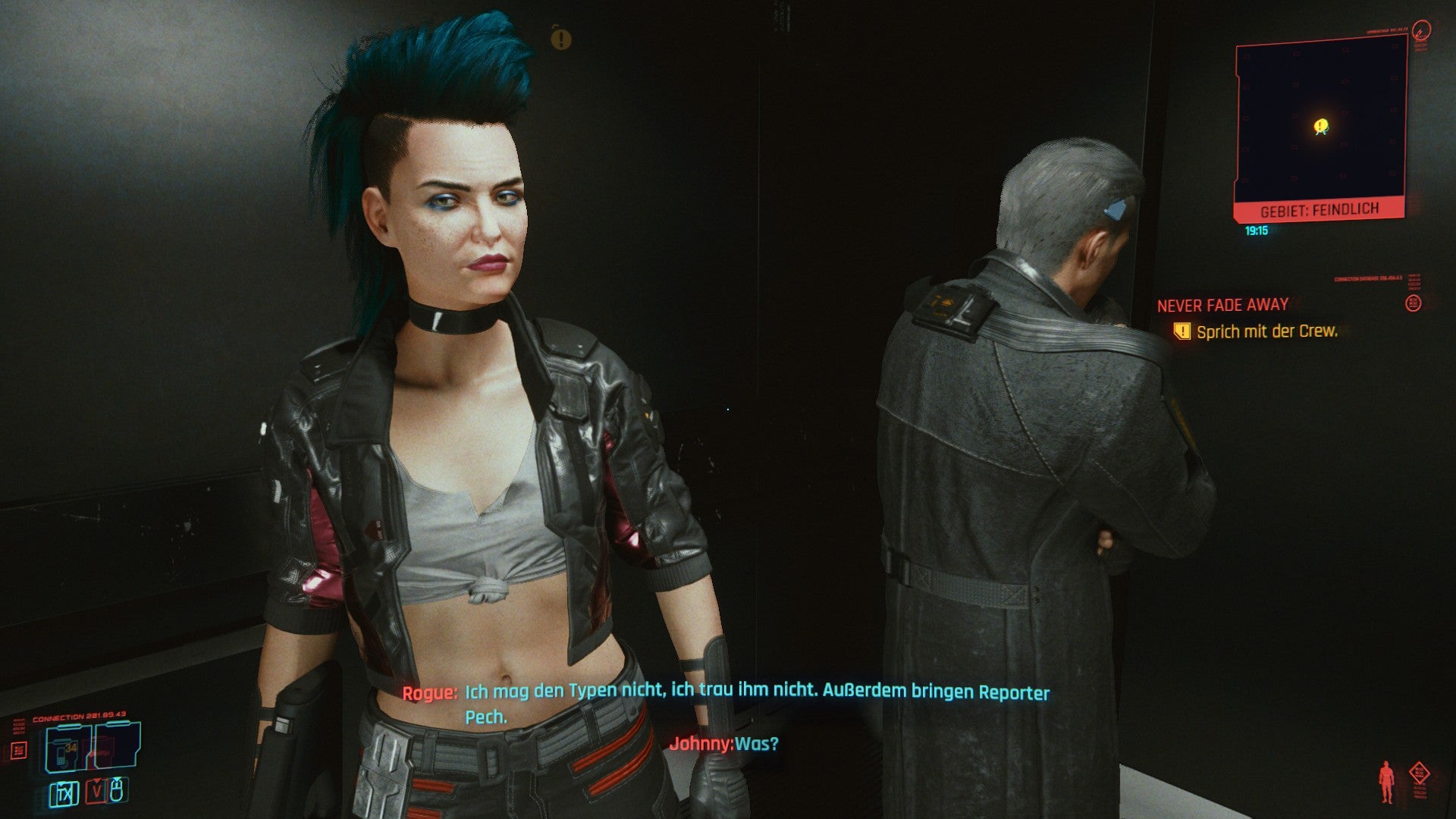 Cyberpunk 2077 - Never Fade Away, Transmission (Hauptmission ...