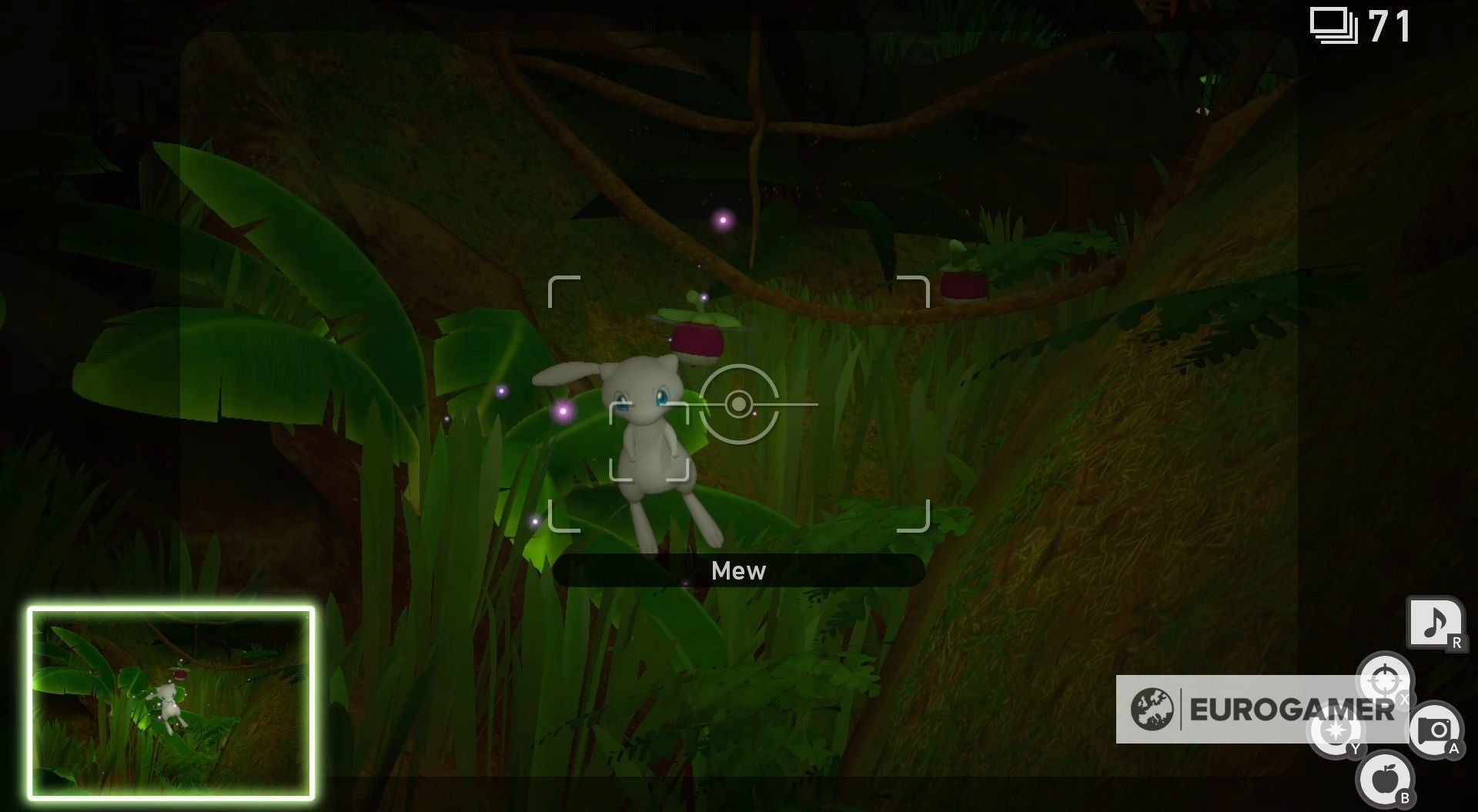 New Pokémon Snap - Mew locations in the Jungle Day and Night courses ...