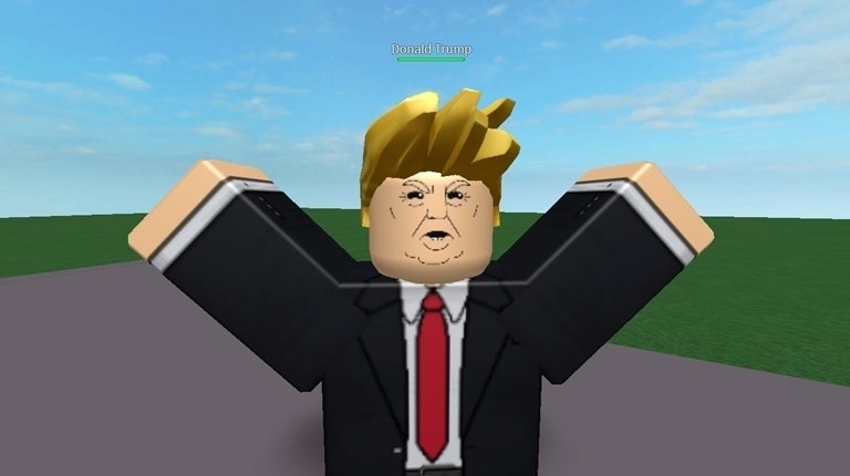 Donald Trump 'invade'...Roblox! Hacker stanno diffondendo propaganda ...