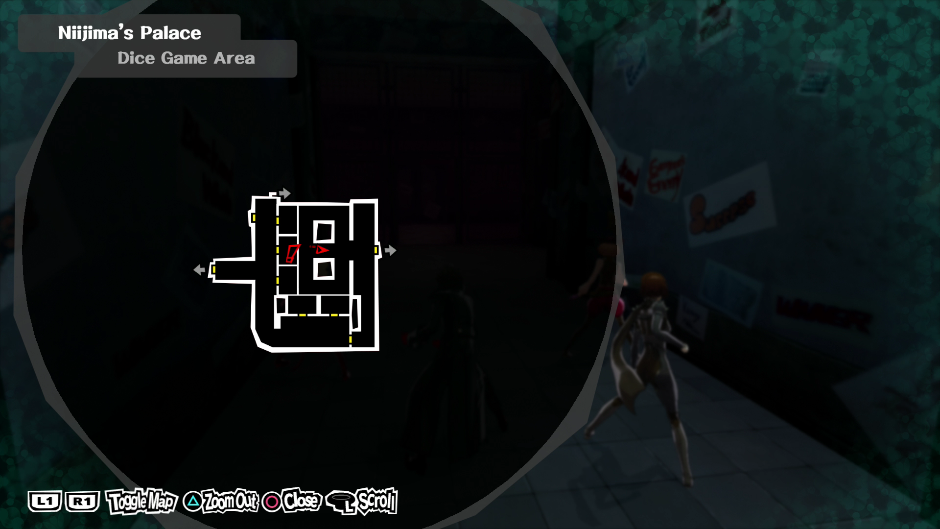 Persona 5: Niijima Palace - Members Floor, House of Darkness Maze ...