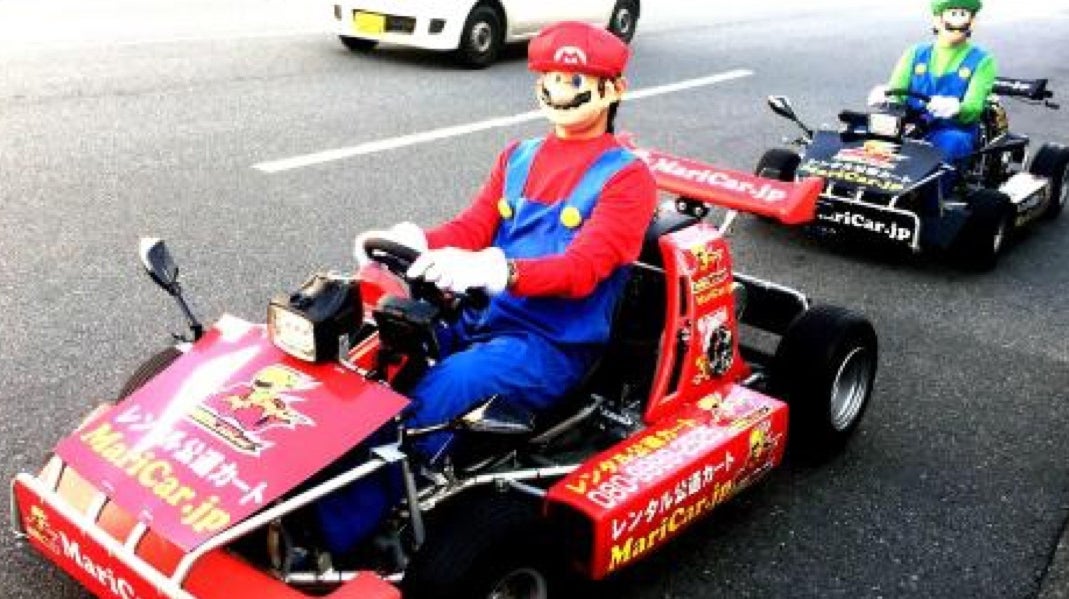 Real Life Mario Go Kart