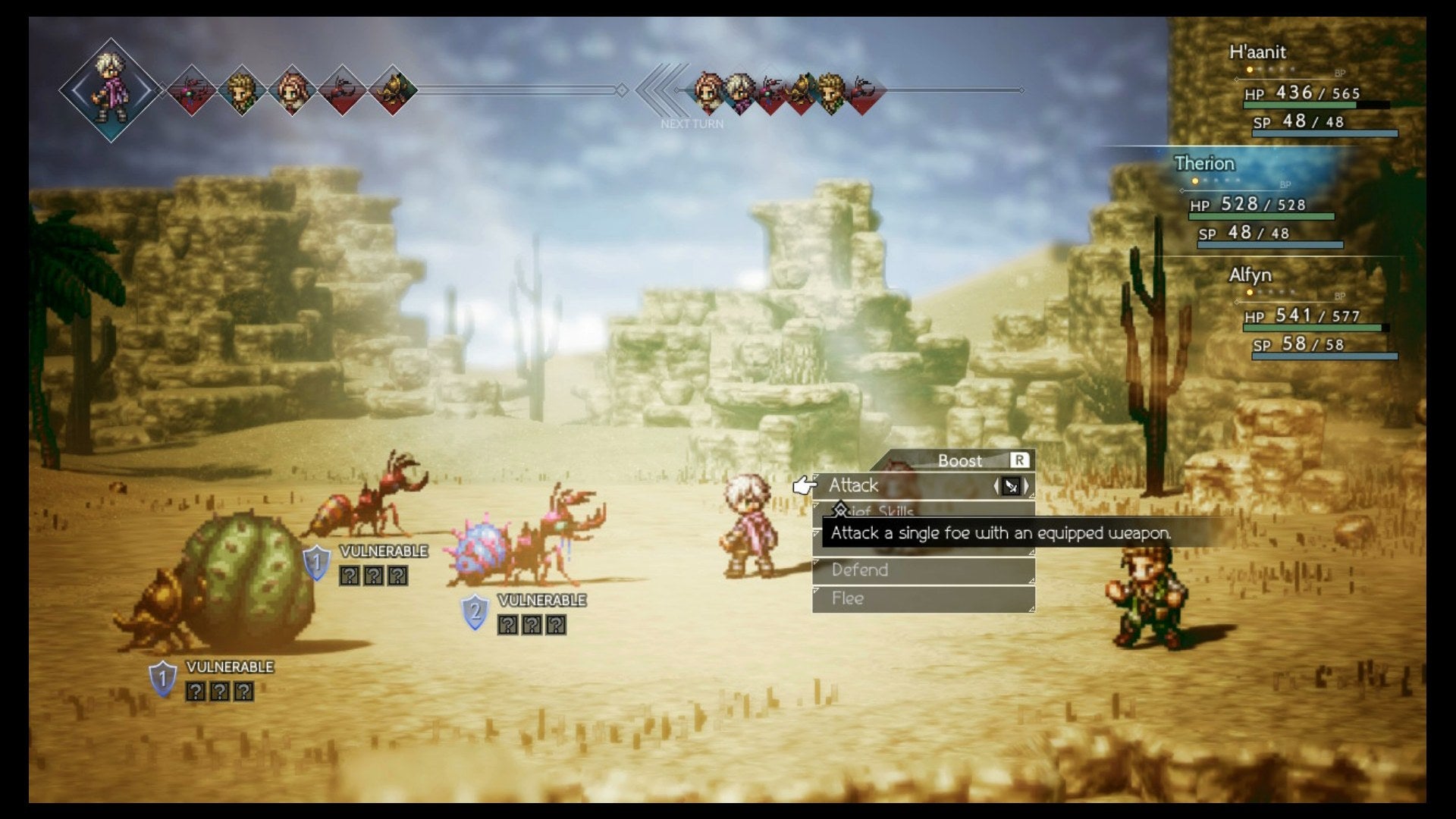 Octopath Traveler Combat - How to Break Enemies, How to Boost Attacks ...