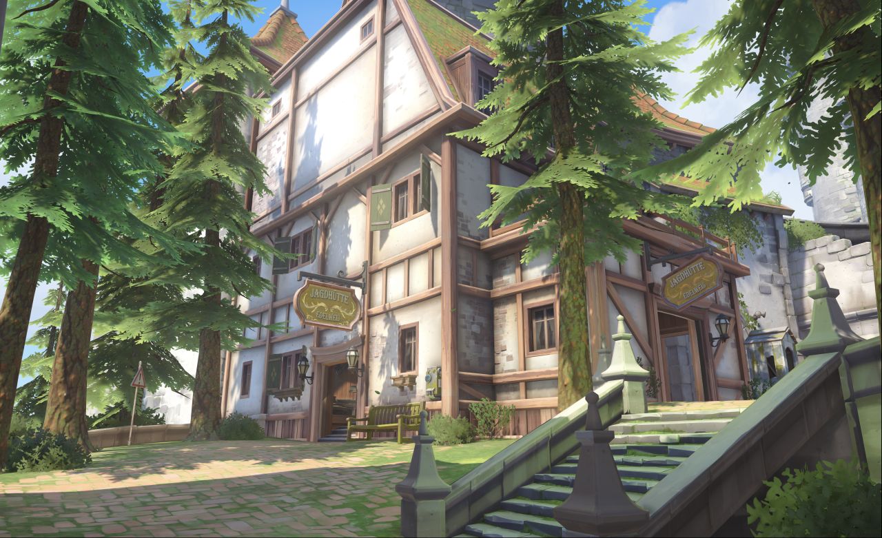Overwatch’s new map Eichenwalde tasks you with escorting a battering ...