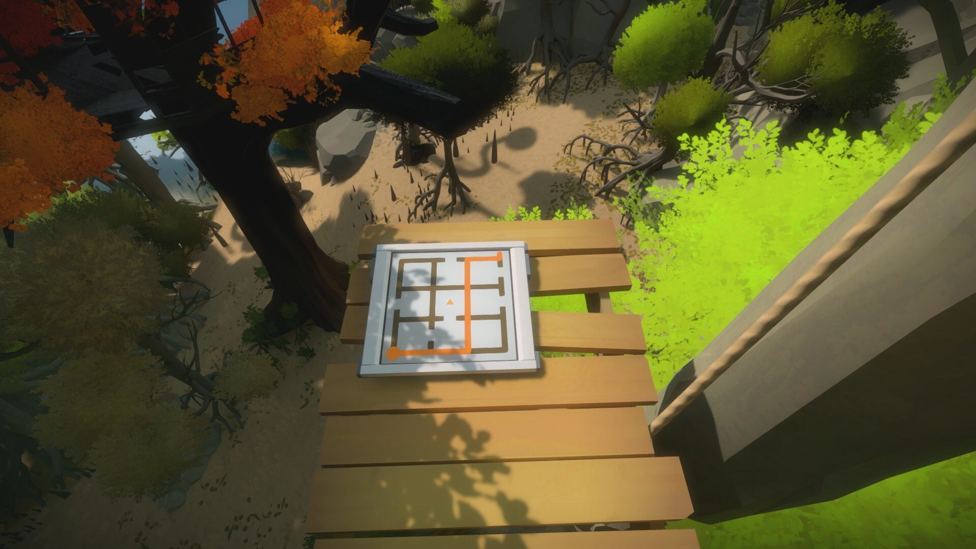The Witness - The Treehouse Puzzle Solution | VG247