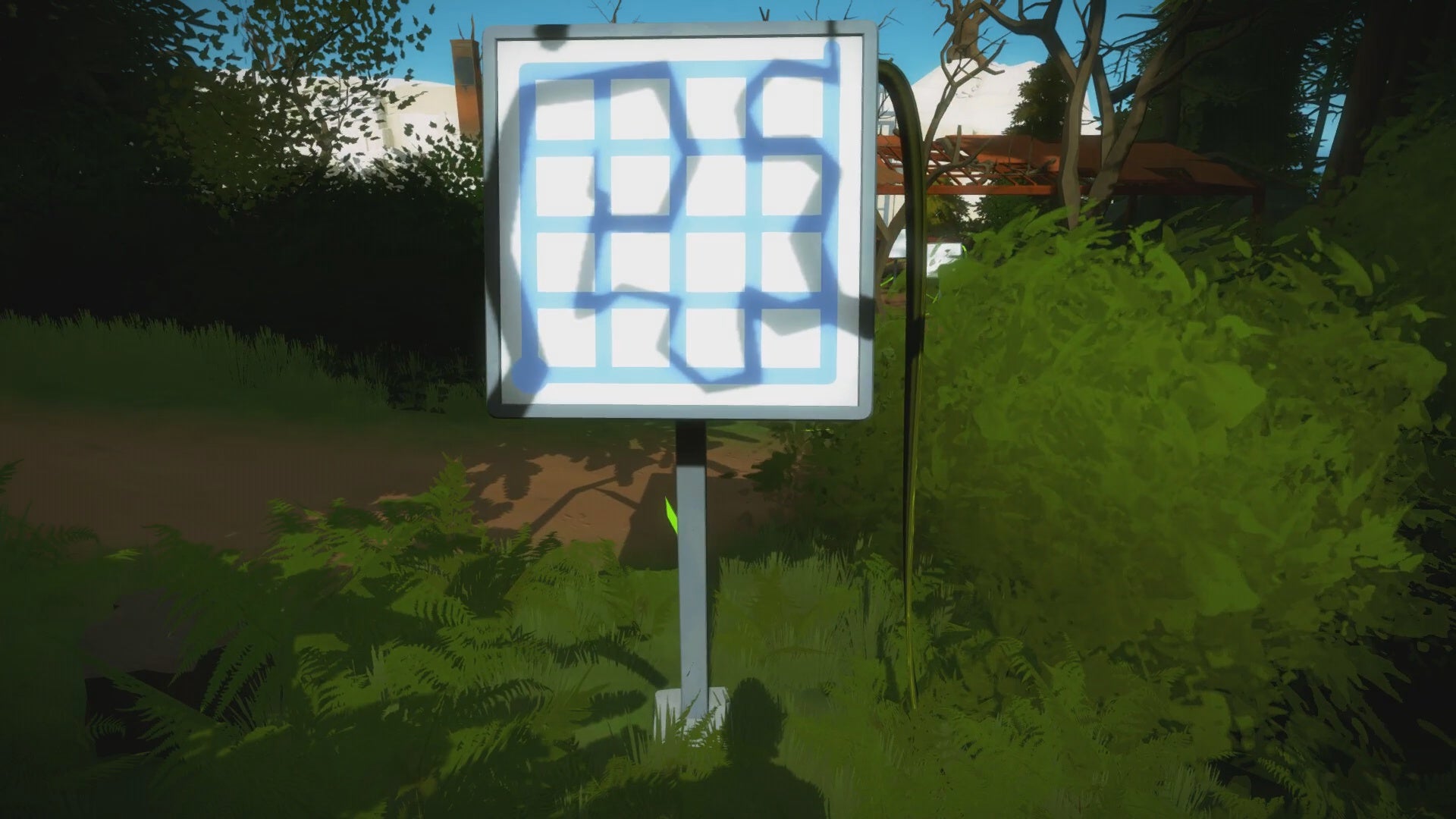 The Witness - The Shady Trees Puzzle Solution | VG247