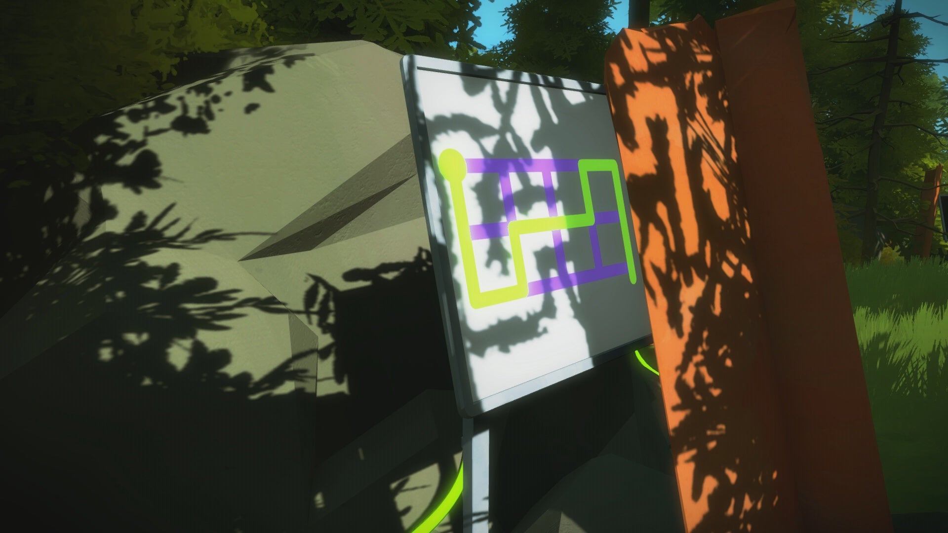 The Witness - The Shady Trees Puzzle Solution | VG247