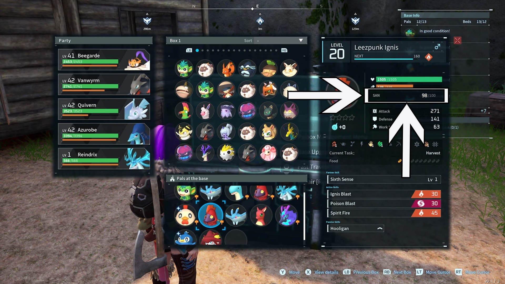 How to raise Pal Sanity in Palworld | Eurogamer.net