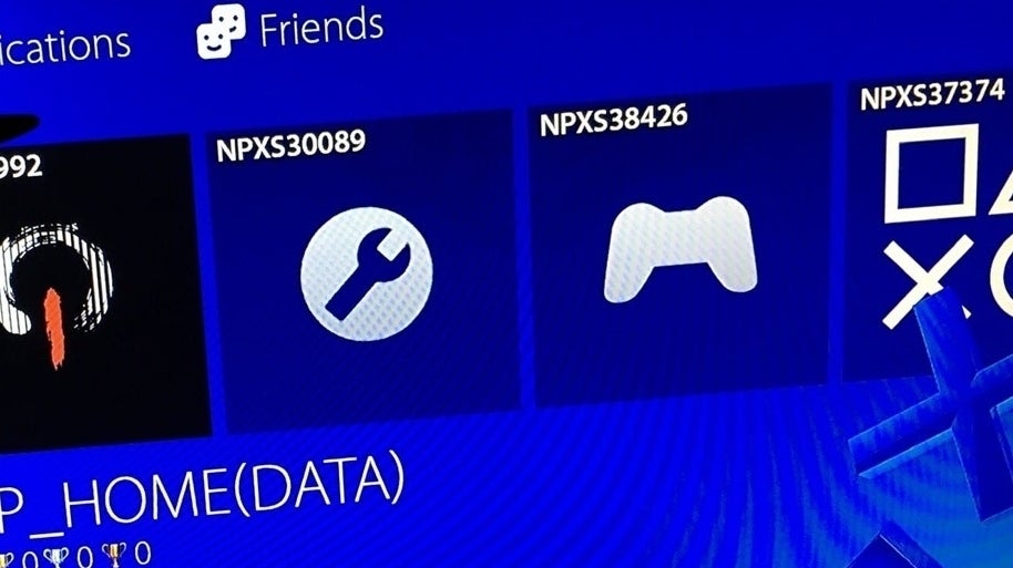 Menu PS5 na pierwszym zdjęciu? Interfejs podobny do PlayStation 4 ...