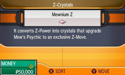 Pokémon Sun and Moon Mewnium Z event giveaway - how to get Mew and its ...