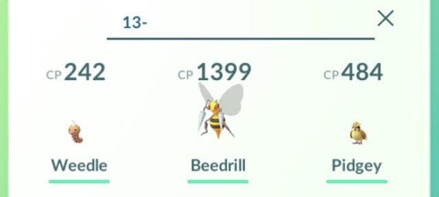 Pokémon Go - Search terms for the Pokémon storage search bar explained ...