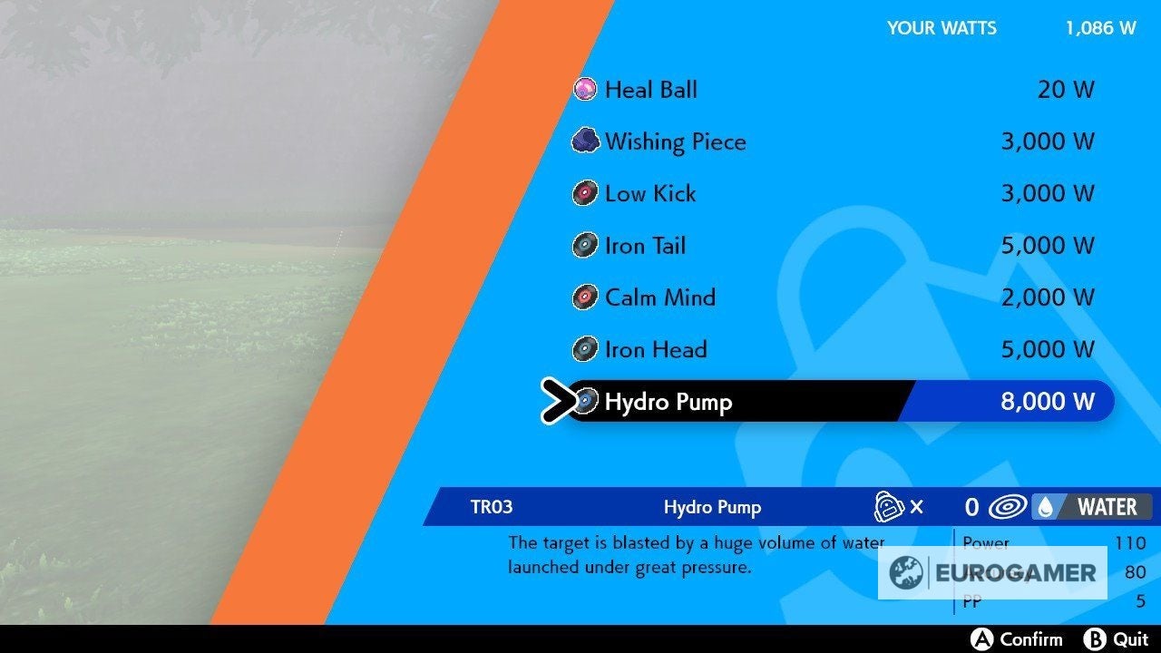 Pokémon Sword and Shield TR List and how to get TRs explained ...