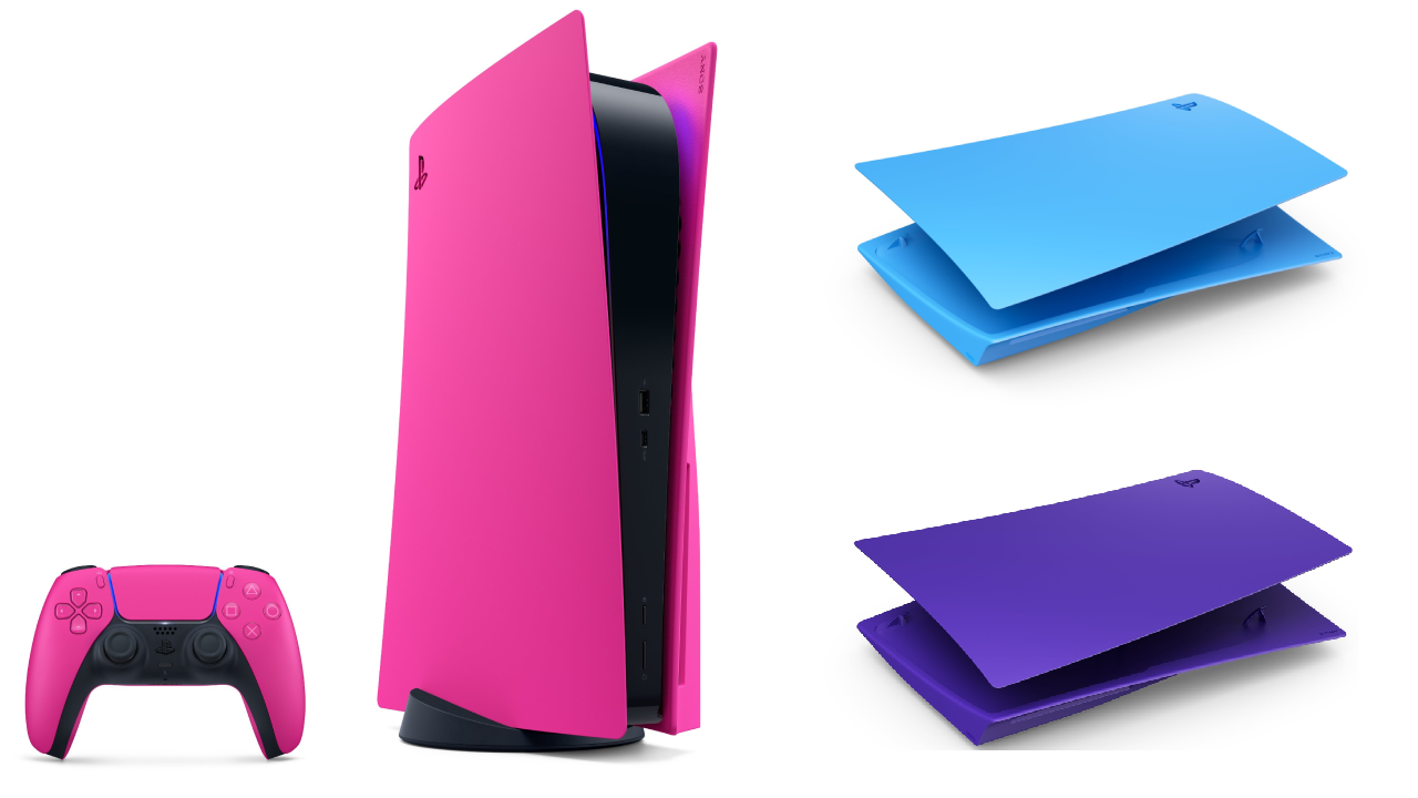 PlayStation 5 covers will soon come in pink, purple, and blue ...