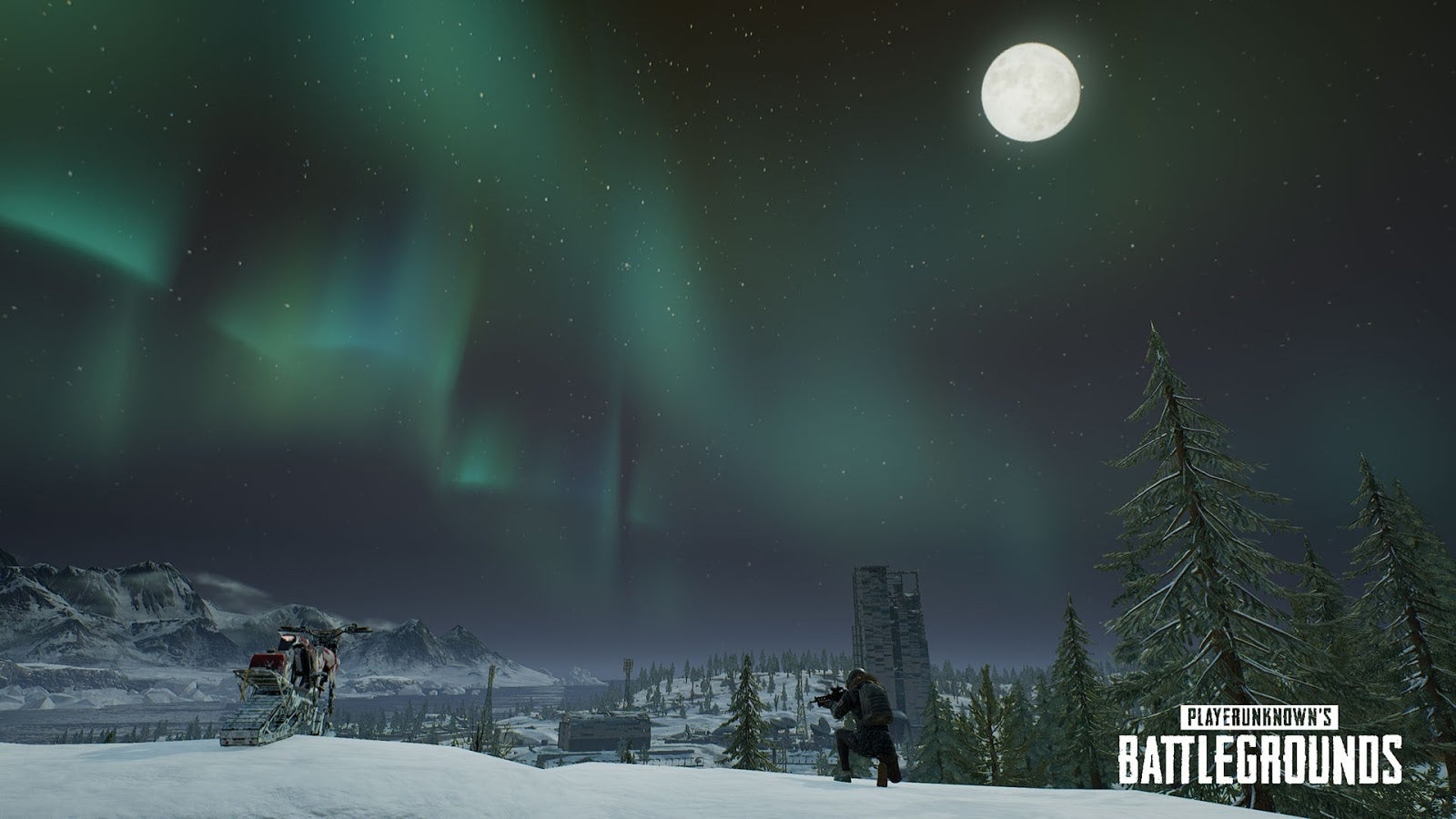 PUBG adds snowbikes, canted sights and northern lights on PC ...
