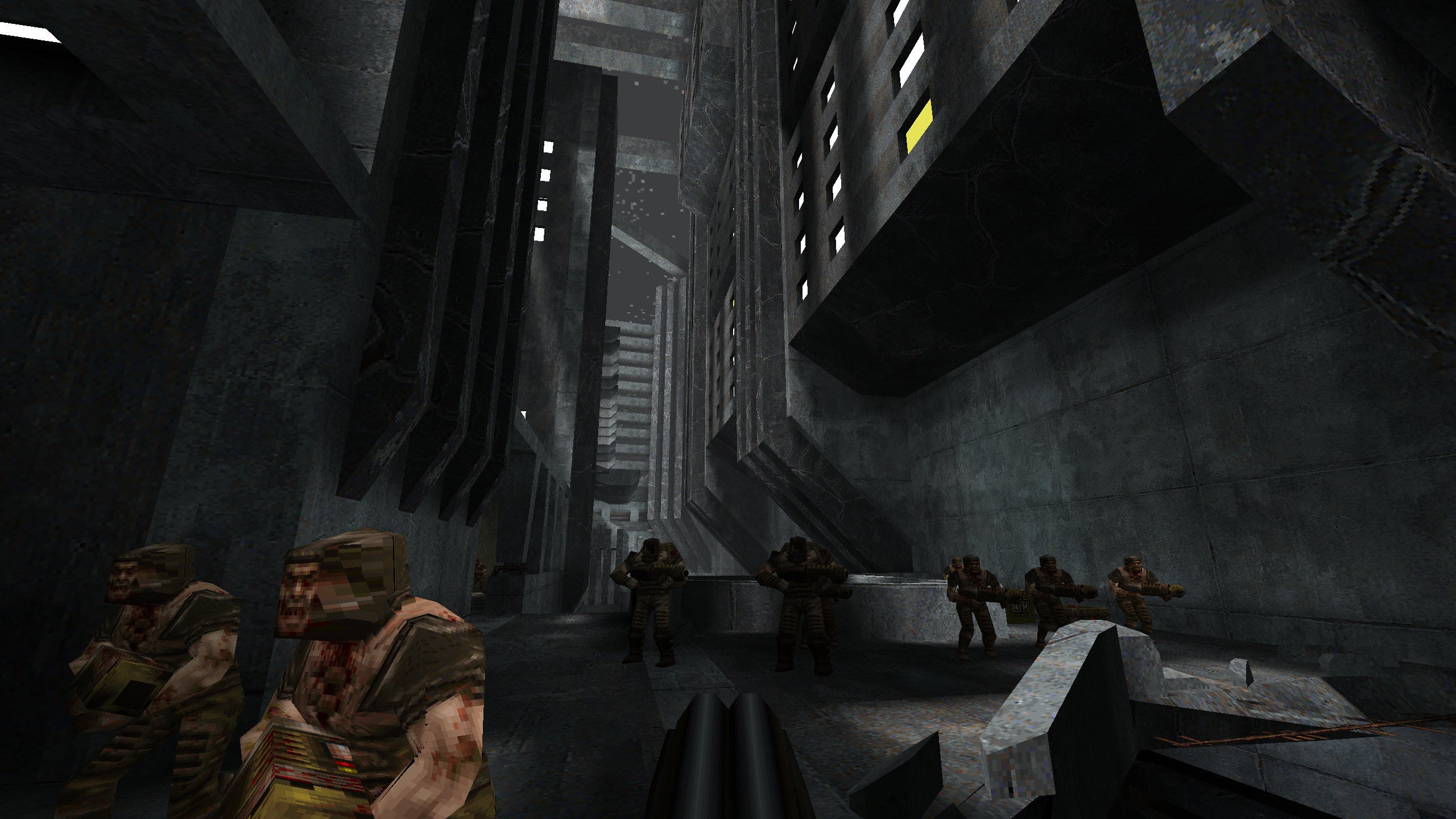 Quake goes Brutalist again in another free map pack celebrating ...