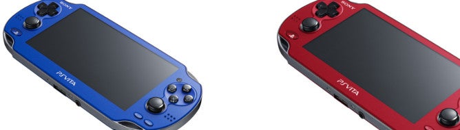 PS Vita: red and blue models get official product screens | VG247