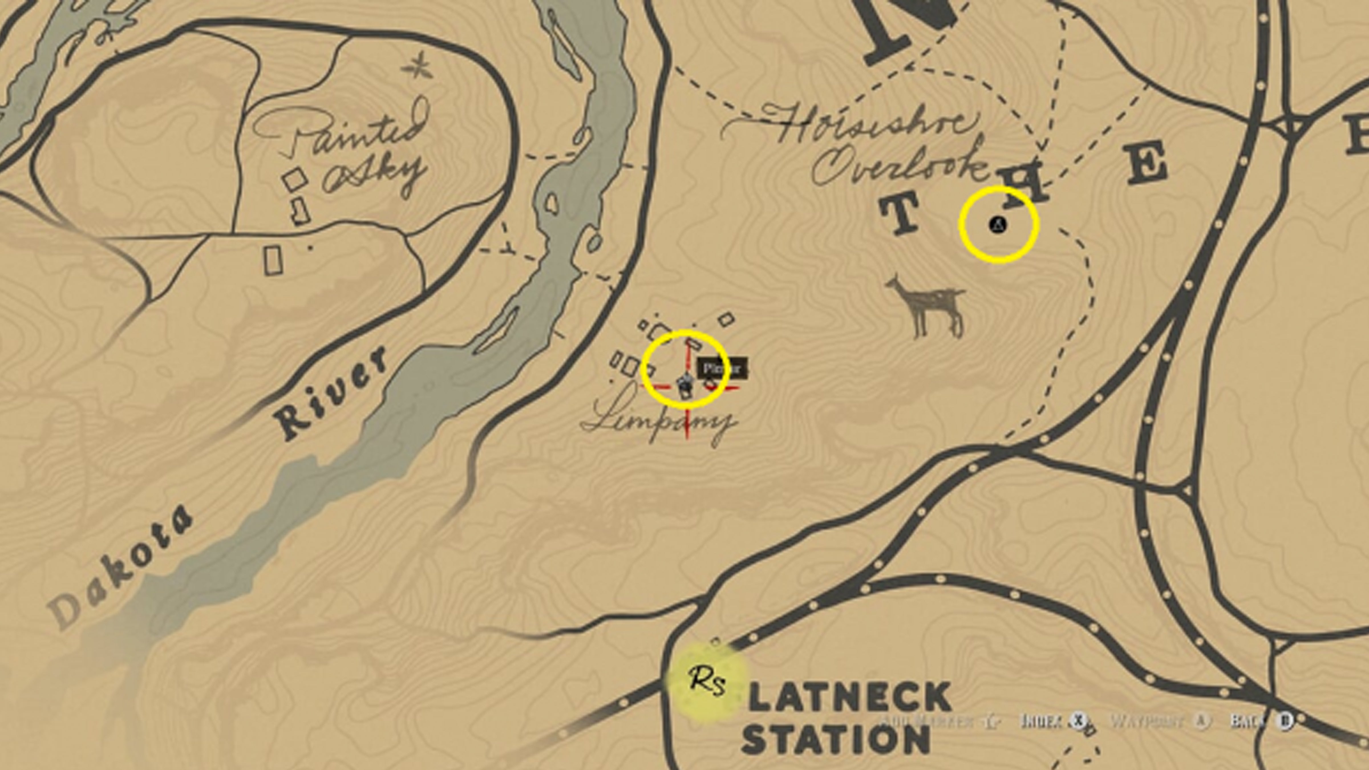 RDR2 Le Tresor Des Morts treasure map locations | VG247