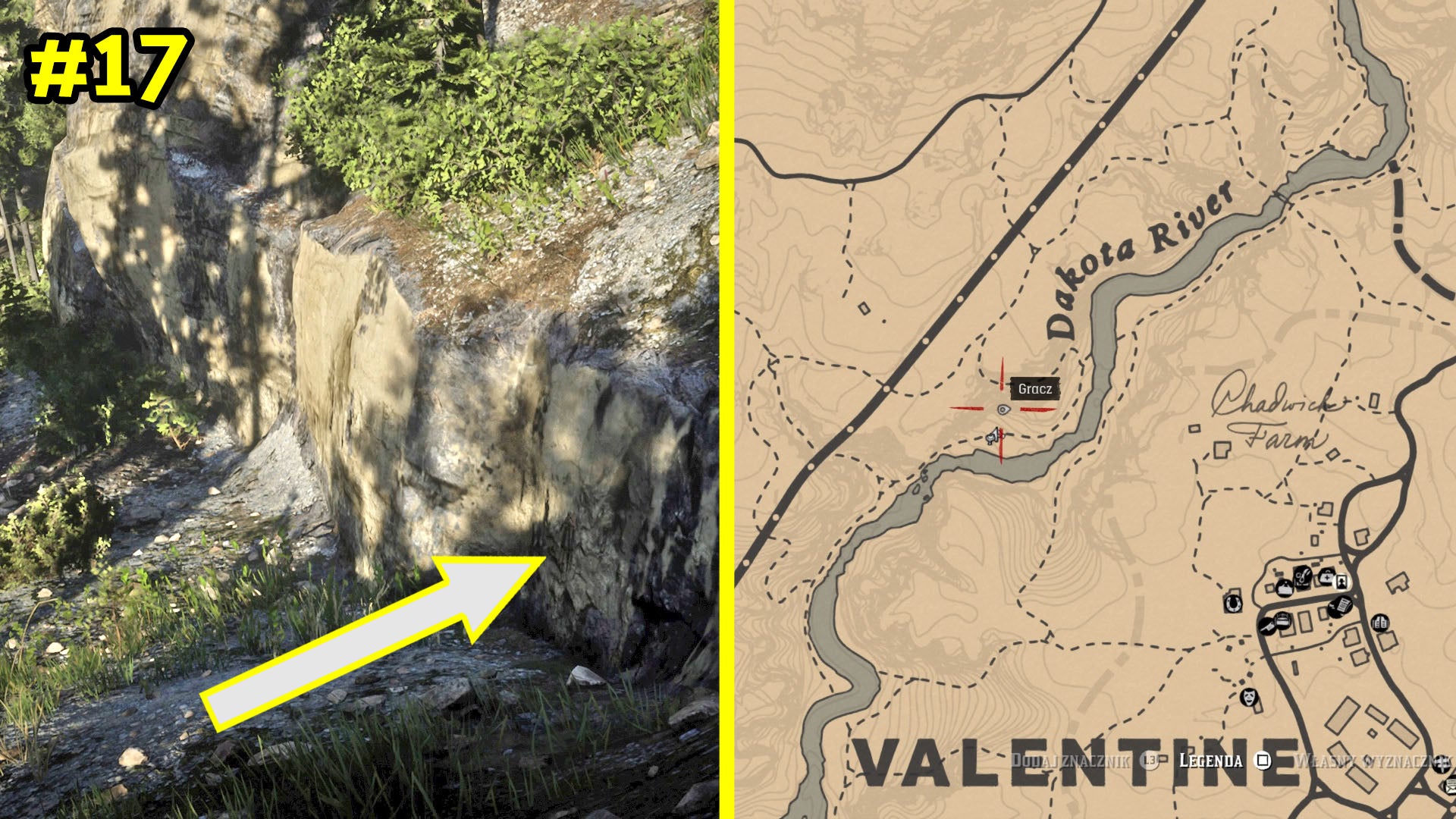 Red Dead Redemption 2 - kości dinozaurów (mapa): misja Próba wiary ...