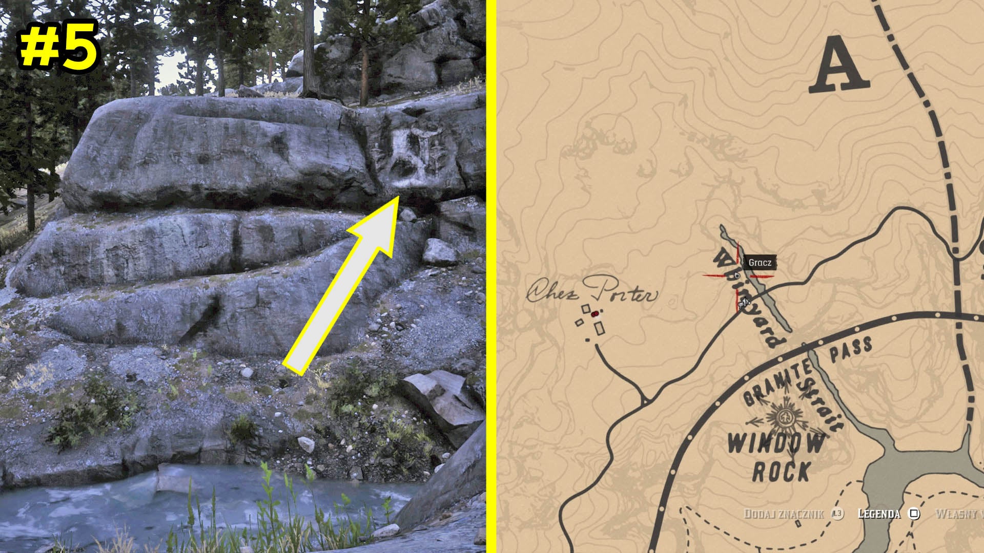 Red Dead Redemption 2 - petroglify, rzeźby w skale (mapa): misja ...