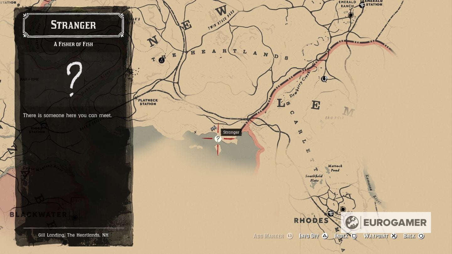 Red Dead Redemption 2 Stranger locations for Noblest of Men and a Woman ...