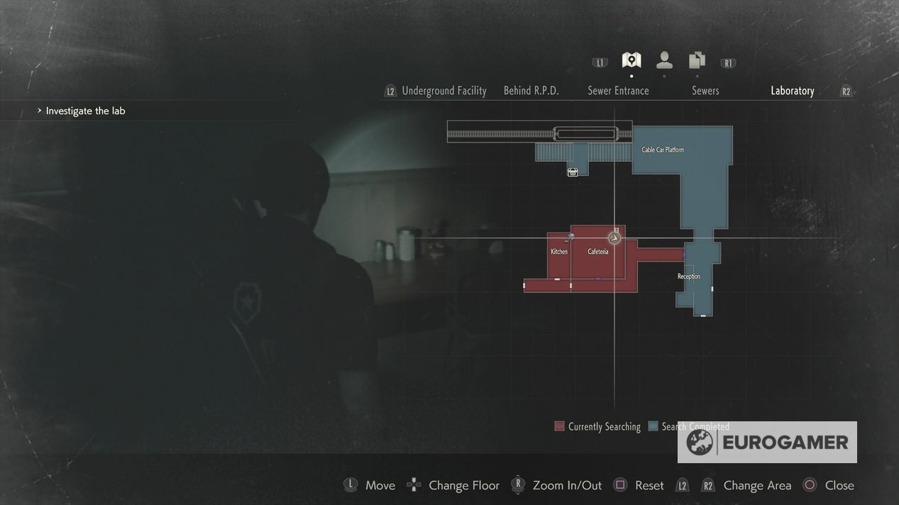 Resident Evil 2 - Exploring the Laboratory, how to upgrade Wristband ...