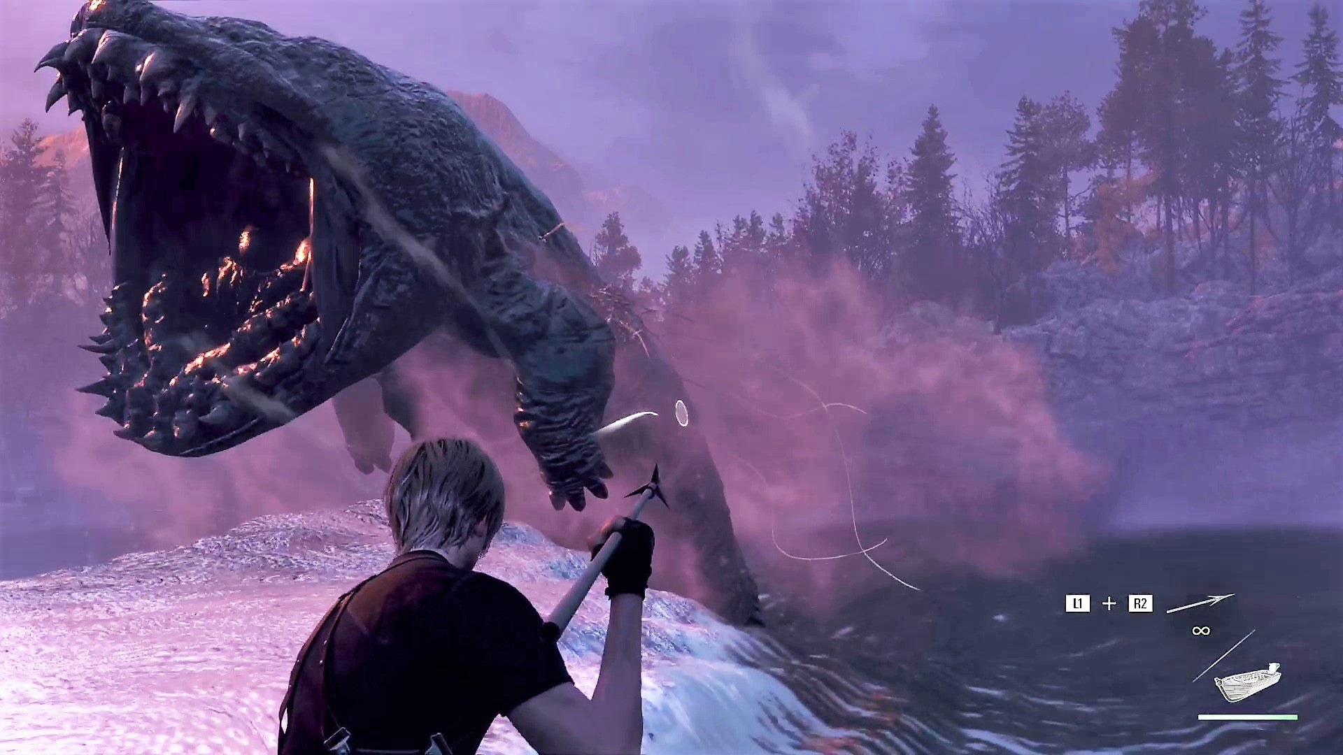 Resident Evil 4 - walka na jeziorze z bossem: Del Lago | Eurogamer.pl