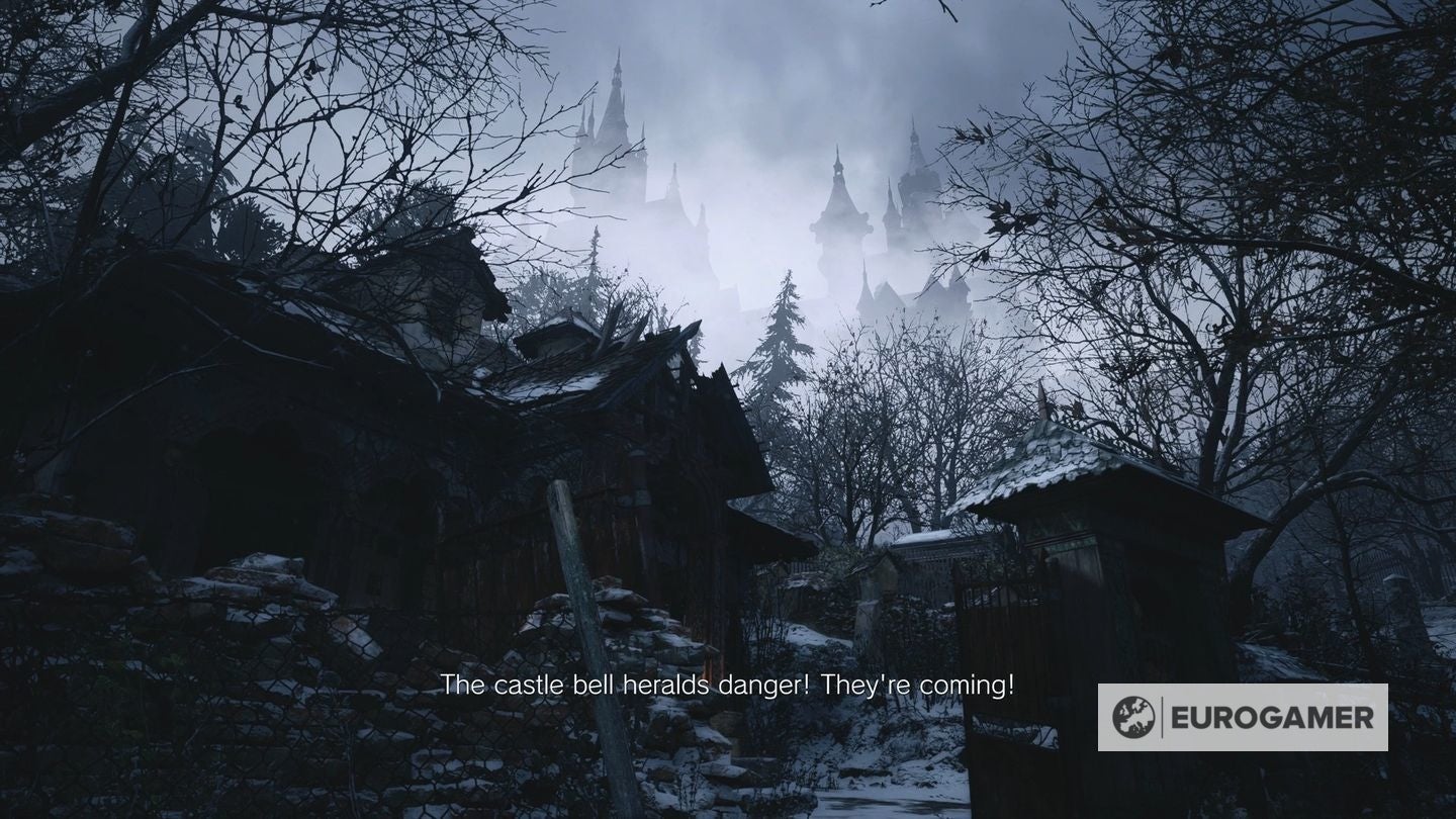 Resident Evil Village - Castle gate, finding Luiza's House and finding ...