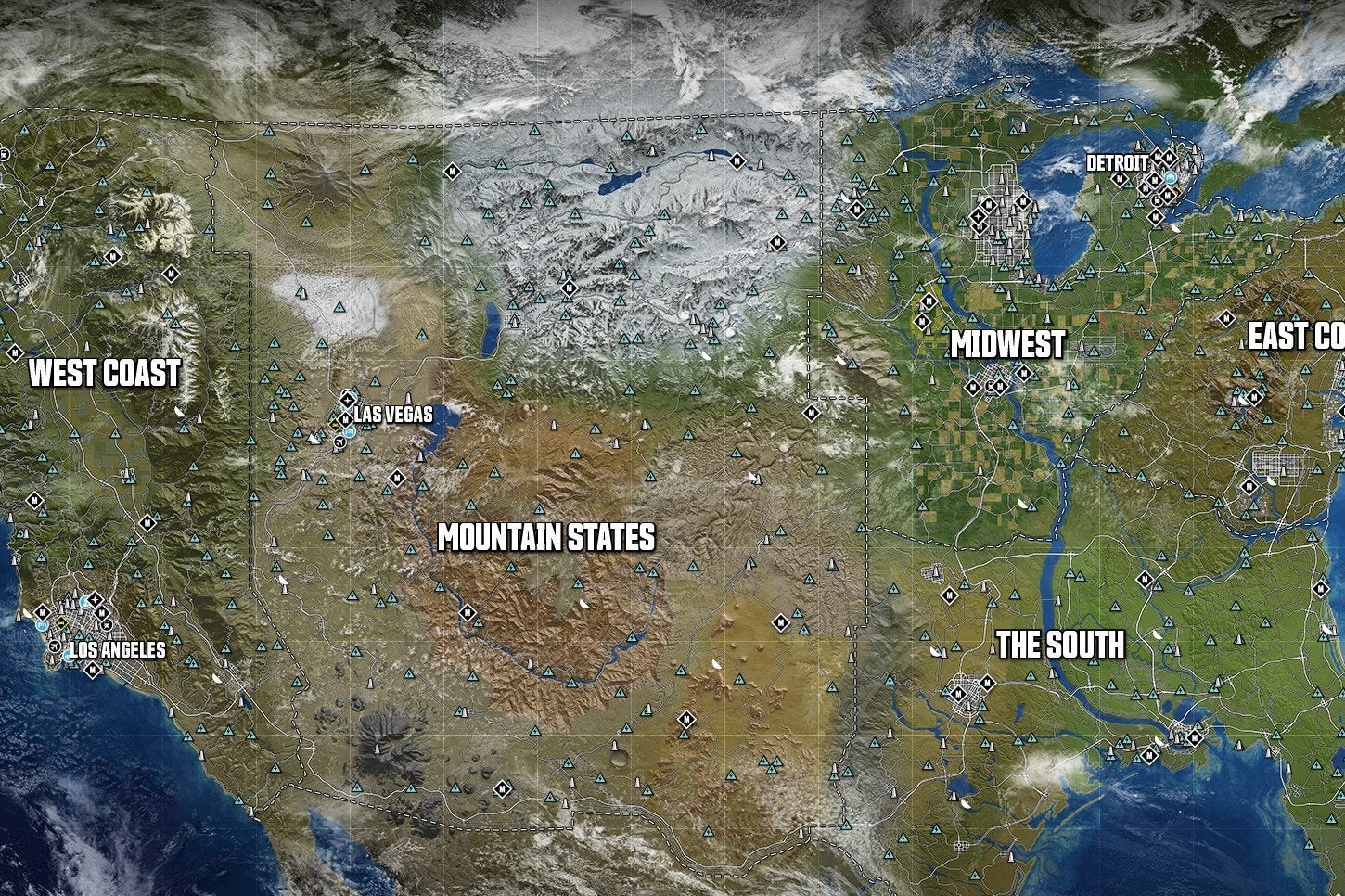 Revelado o mapa de The Crew | Eurogamer.pt