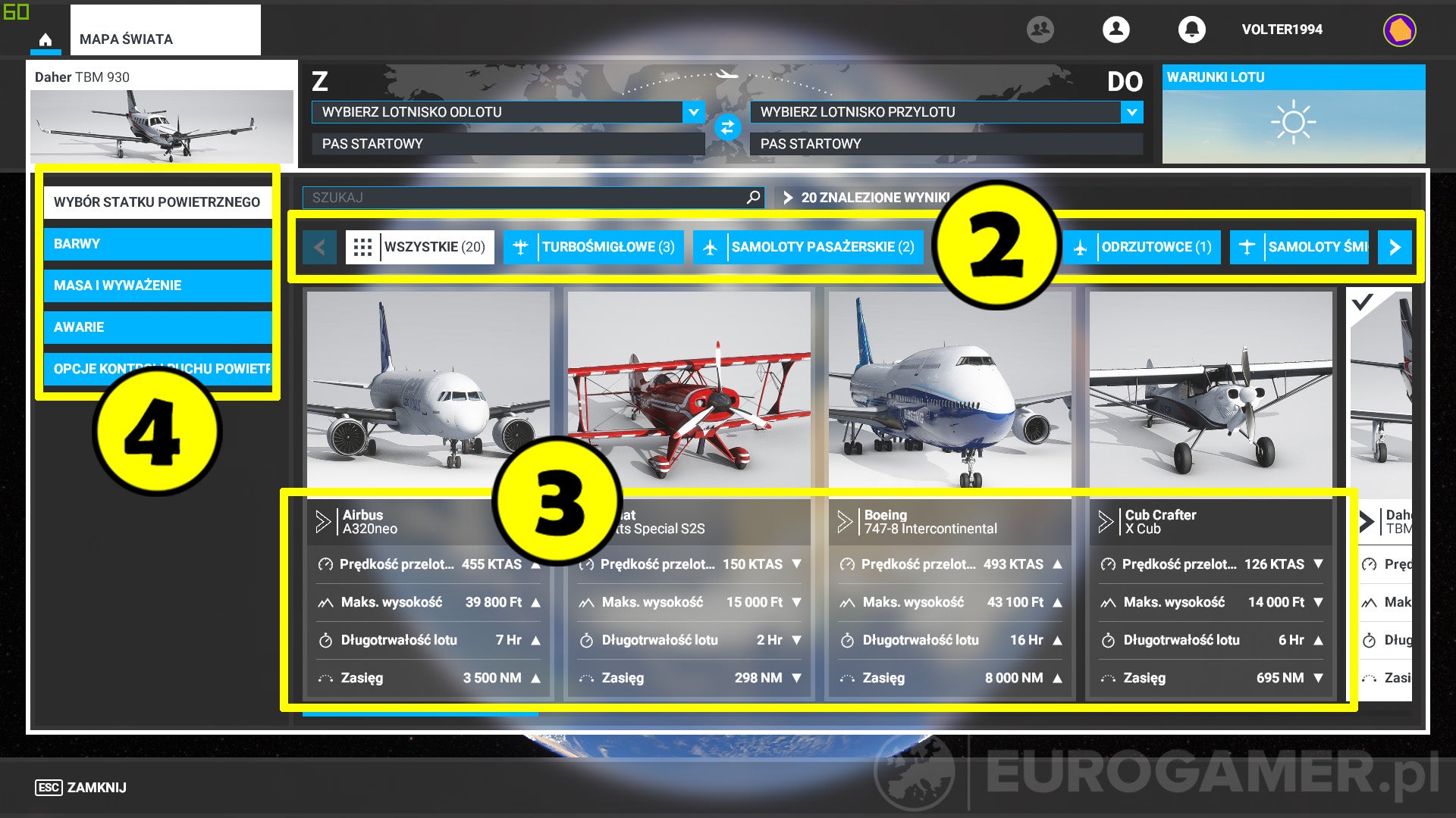 Microsoft Flight Simulator - samoloty: jak wybrać i zmienić | Eurogamer.pl
