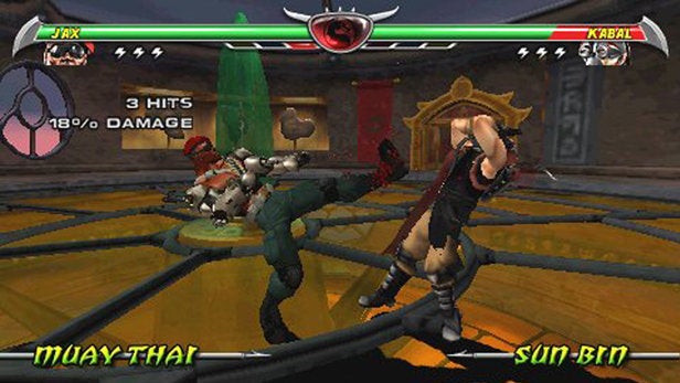 Mortal Kombat Shaolin Monks Psp