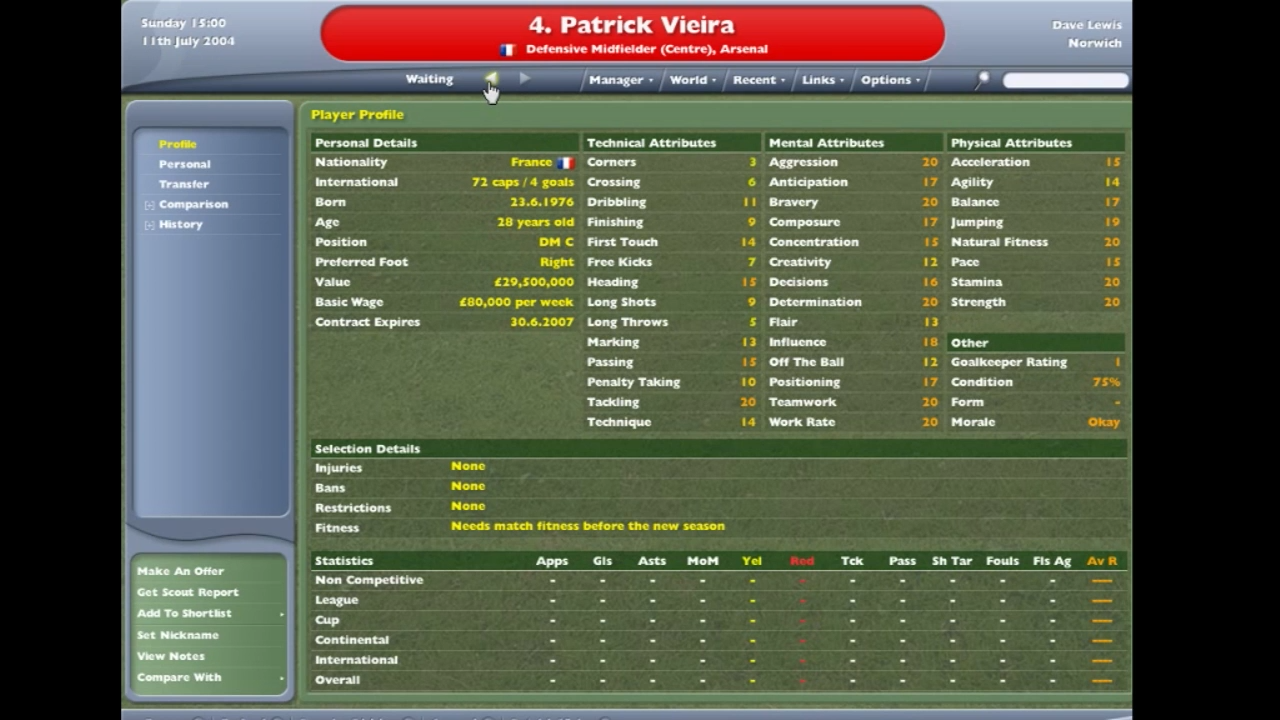 Football Manager 2005 | Eurogamer.net