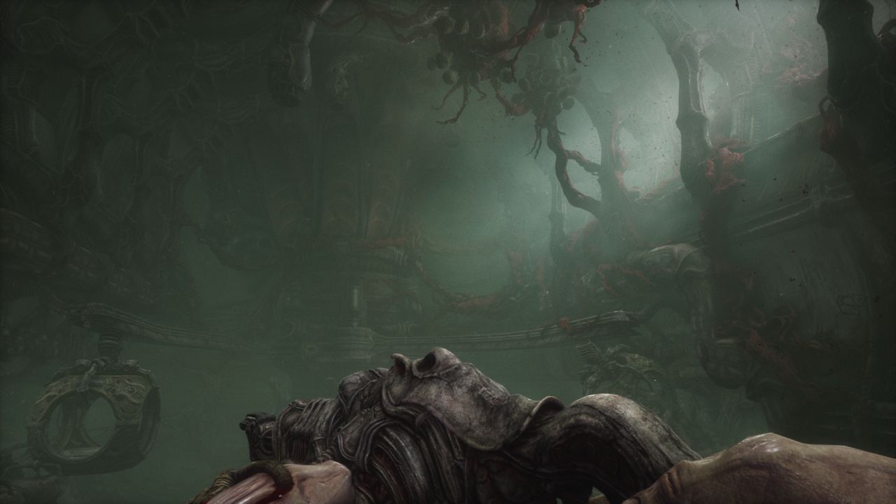 Scorn review: a staggeringly impressive horror world with messy combat ...