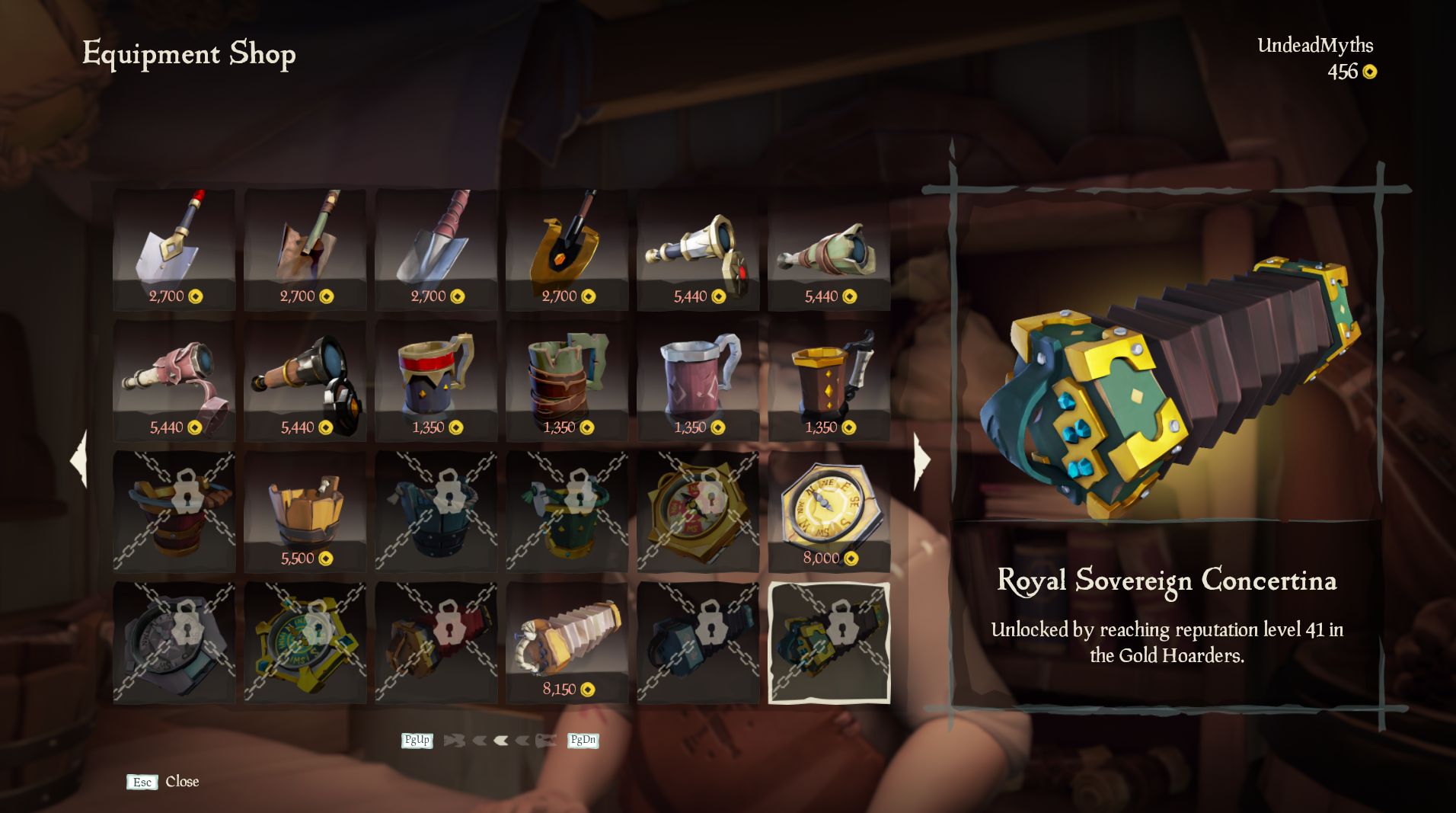 Sea of Thieves Gold Hoarders Guide - How to Level Up the Gold Hoarders ...
