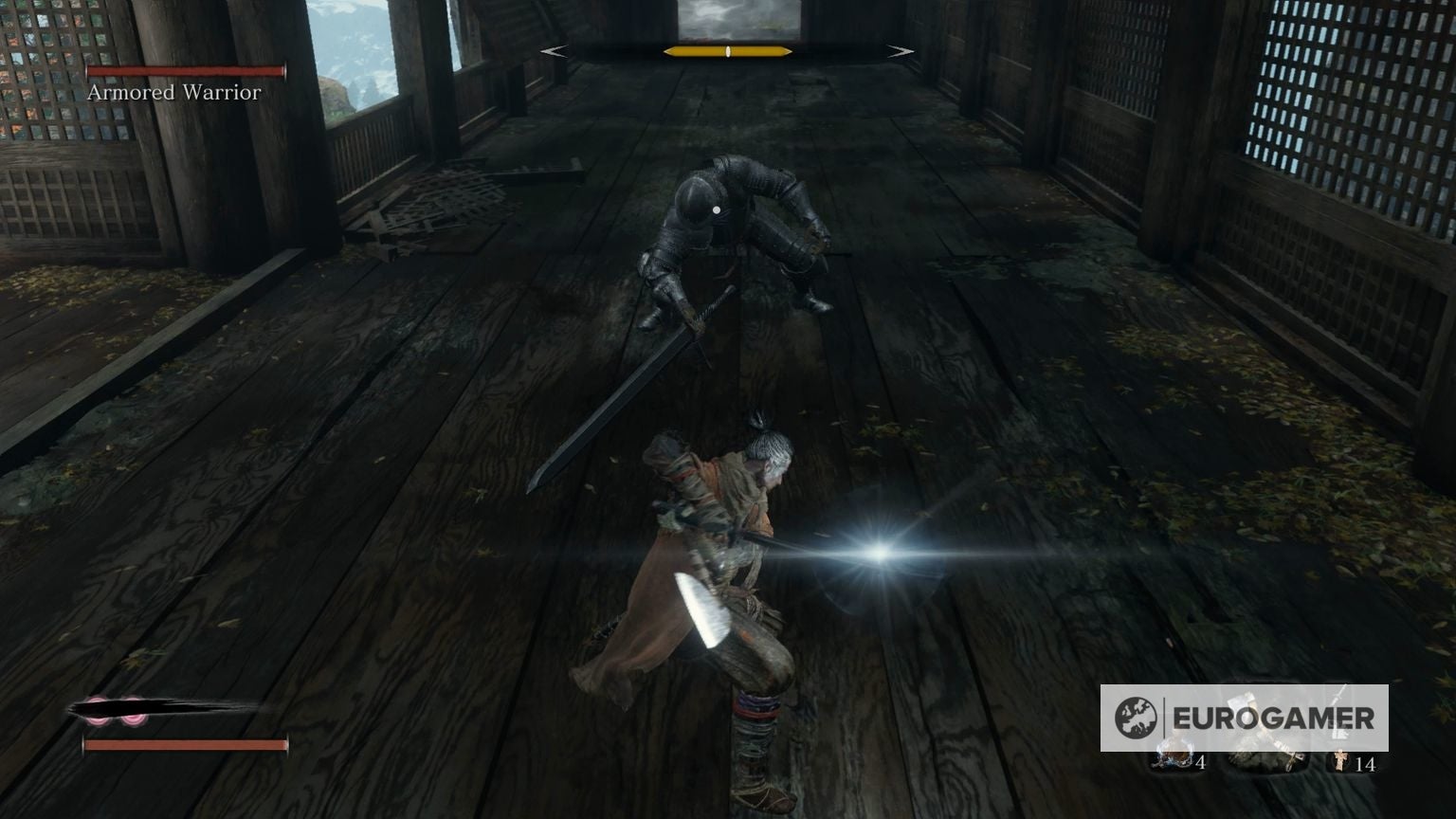 Sekiro Armored Warrior fight - how to beat and kill the Armored Warrior ...