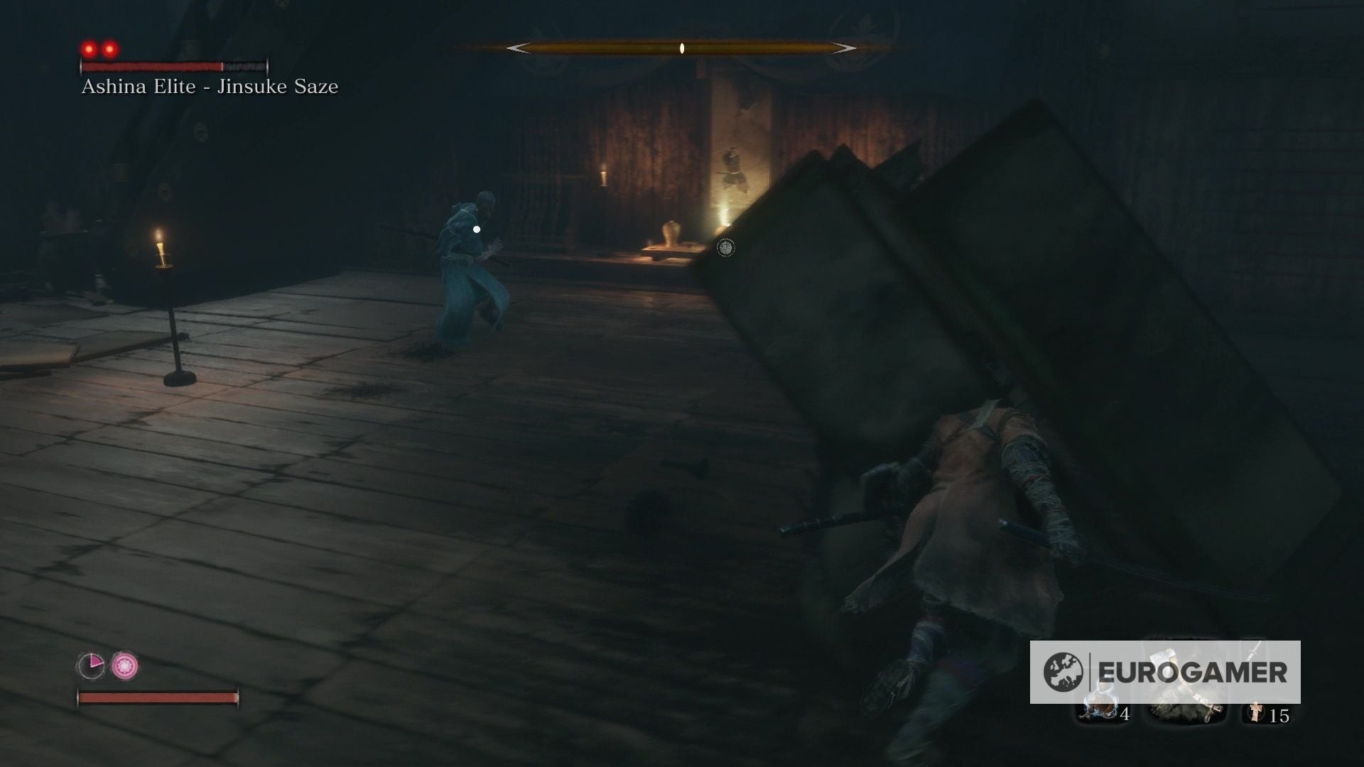 Sekiro Ashina Elite Jinsuke Saze fight - how to beat and kill the ...