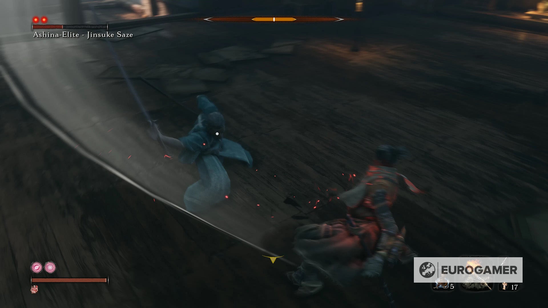 Sekiro: Shadows Die Twice - Bosskampf: Ashina Elite Jinsuke Saze ...