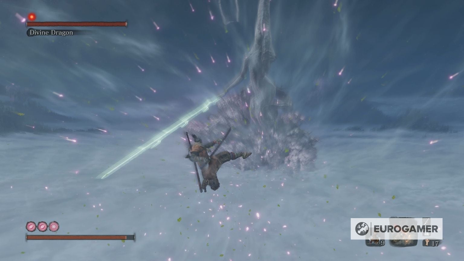 Sekiro Divine Dragon fight - how to beat and kill the Divine Dragon ...