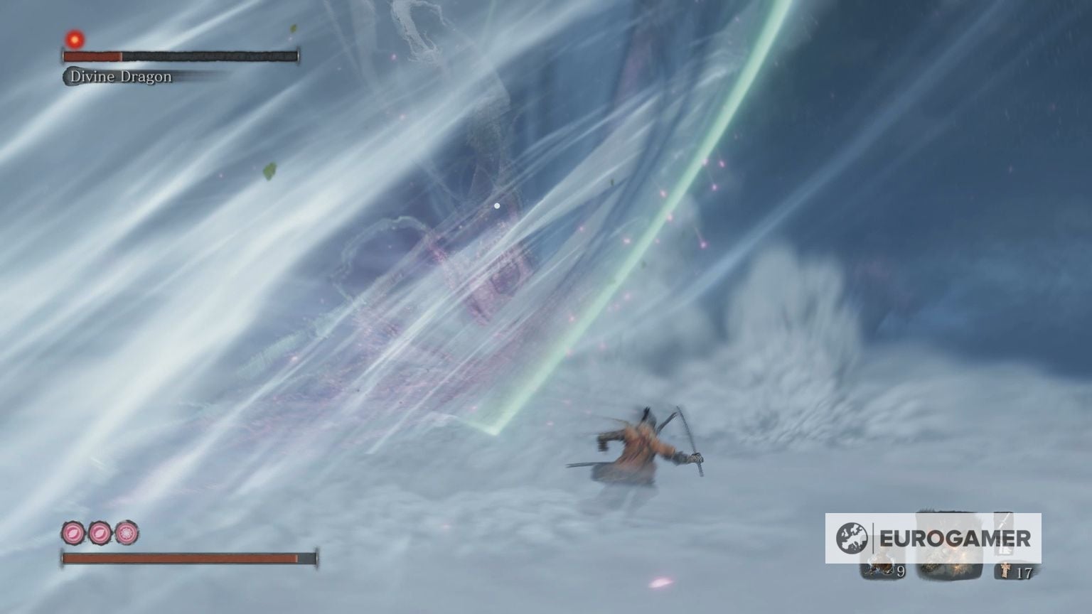 Sekiro Divine Dragon fight - how to beat and kill the Divine Dragon ...